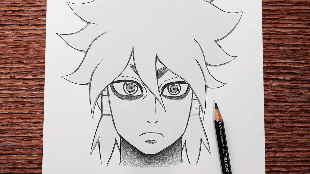 How to draw Indra | Easy anime sketch - YouTube