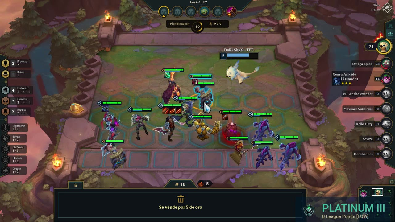 [TFT] ¡Probando a Pantheon! Composición de 3 legendarias XD - YouTube