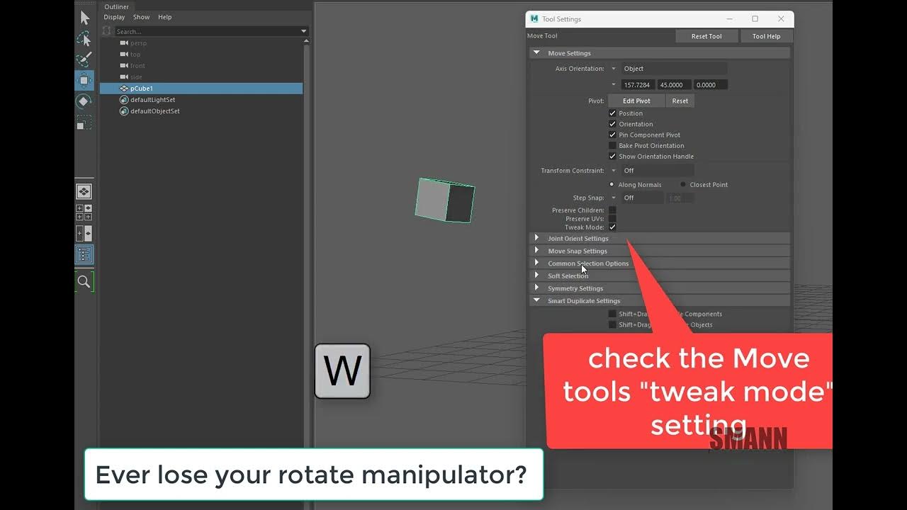 Is your Rotate Tool missing in MAYA ? - YouTube