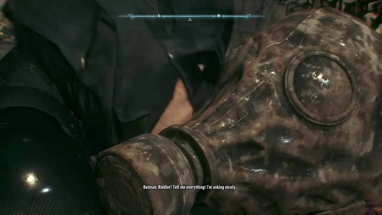 Batman: Arkham Knight- Big head mode interrogation - YouTube