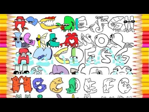 Alphabet lore But they Cry Mix Coloring page / Raven & Kreyn - So Happy ...