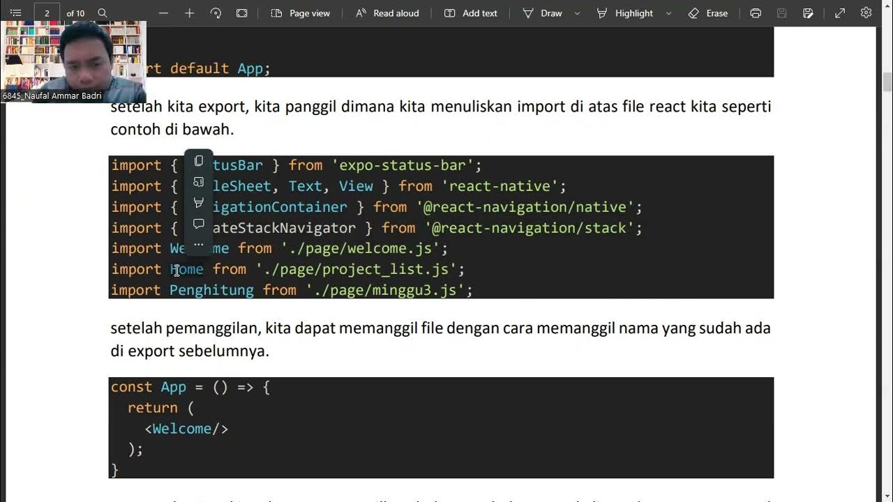 Pemrograman Perangkat Bergerak ~ Navigation - YouTube