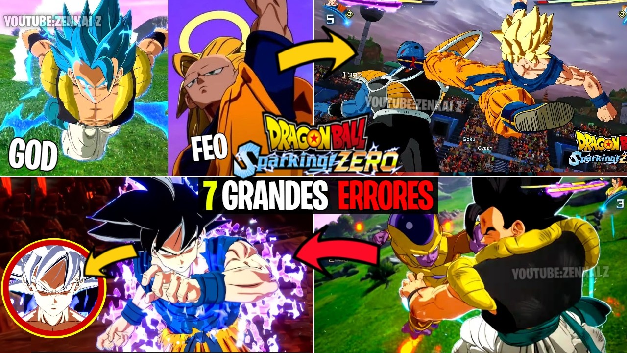 7 ERRORES que SPARKING ZERO debe CORREGIR INMEDIATAMENTE! - YouTube