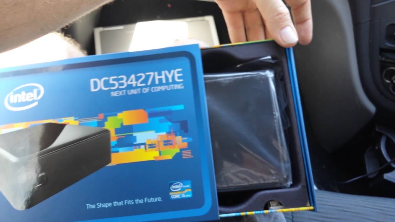 Opening Intel NUC box - YouTube