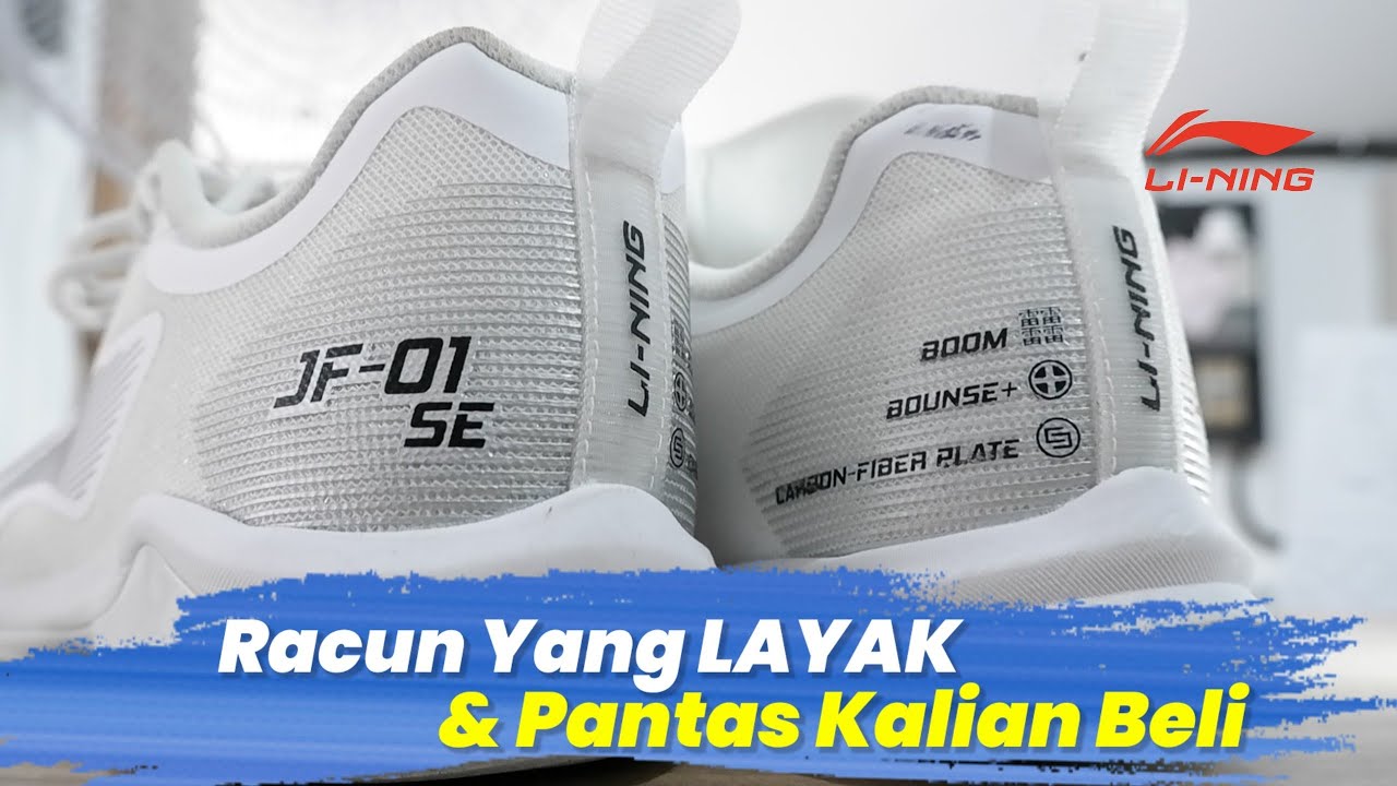 Review Speatu Badminton Lining JF-01 SE Sepatu ini mantep guys !! LINING JF 01 SE - YouTube