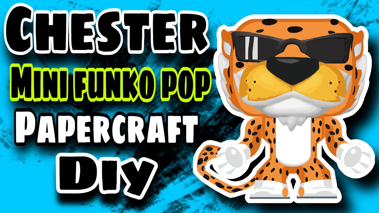 Como Hacer CHESTER mini FUNKO POP PAPERCRAFT DIY - YouTube