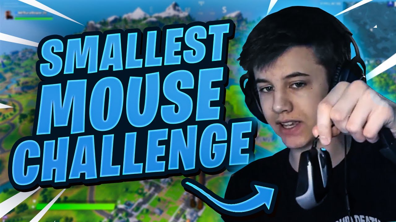 The SMALLEST Mouse Challenge In Fortnite *IMPOSSIBLE* - YouTube