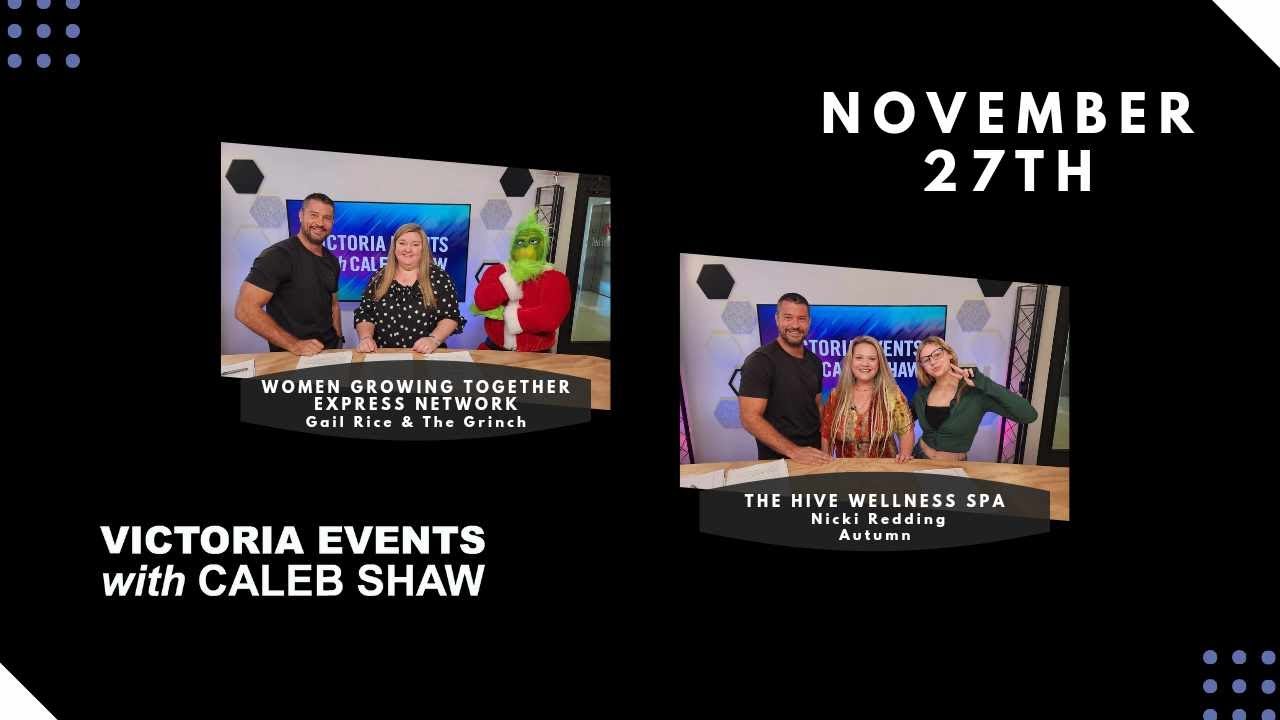 Victoria Events with Caleb Shaw, Sn 5 Ep 47 - The Hive Wellness Spa ...