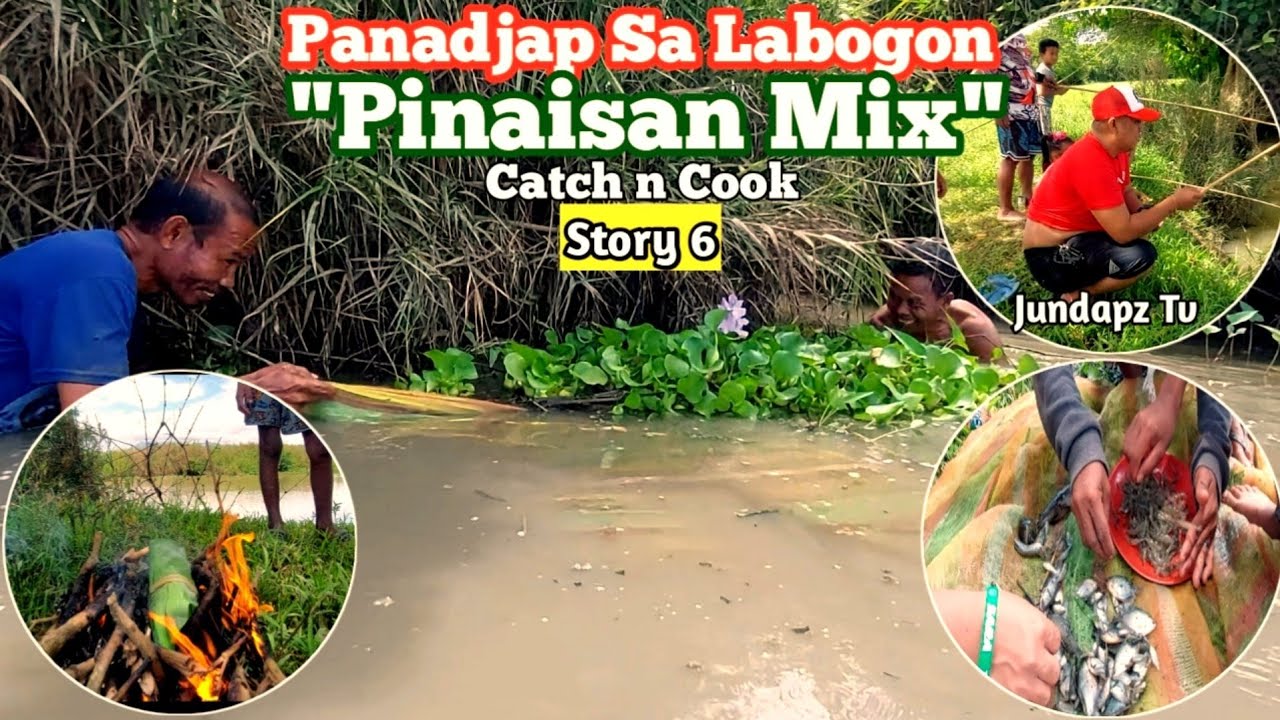 Catch n Cook in Labogon || Mixed Pinaisan || Panadjap gamit ang Kulambo ...