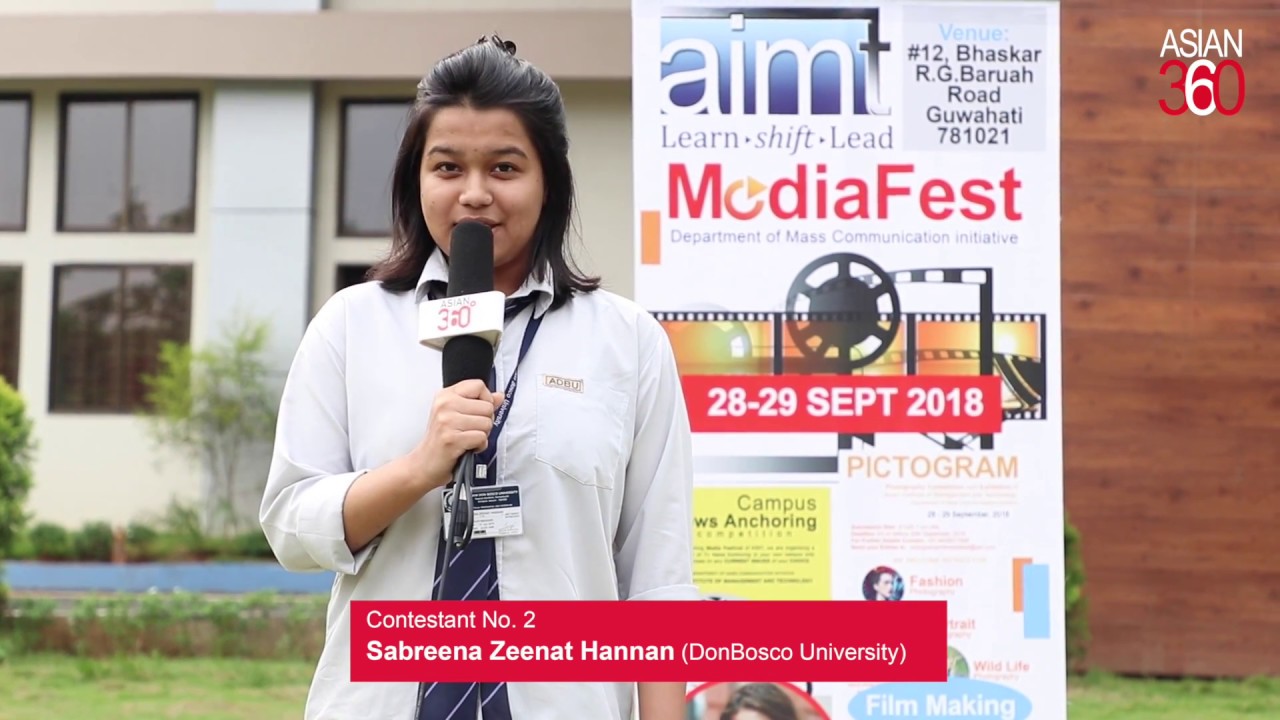 Tv News Reporting Competition at DonBosco University - YouTube