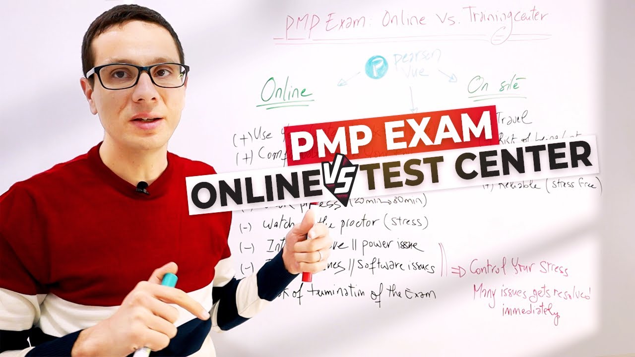 PMP Exam Application: Online OR Test Center - YouTube