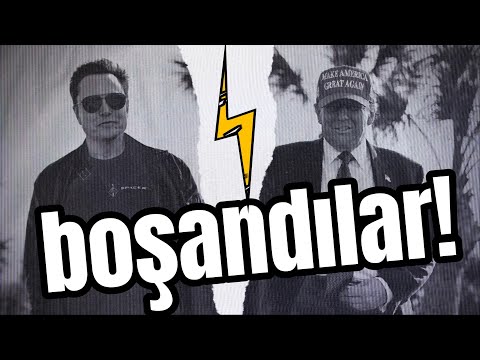 donald trump ve elon musk boşandı! | bunların da atışması pis oluyormuş... 😒