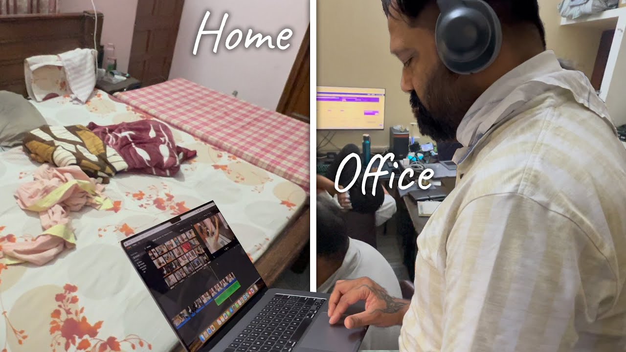 🏠 Our Home Office with Editor Sahab! - YouTube