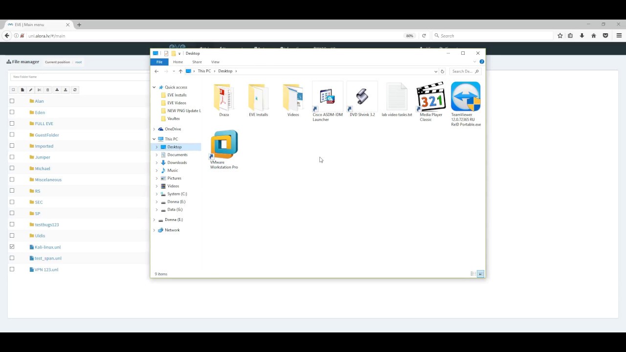 EVE WEB UI features - YouTube