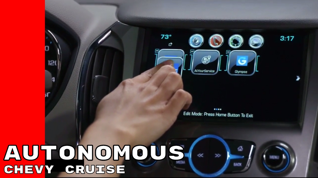 Chevy Cruise Autonomous Drive & APP Shop - YouTube