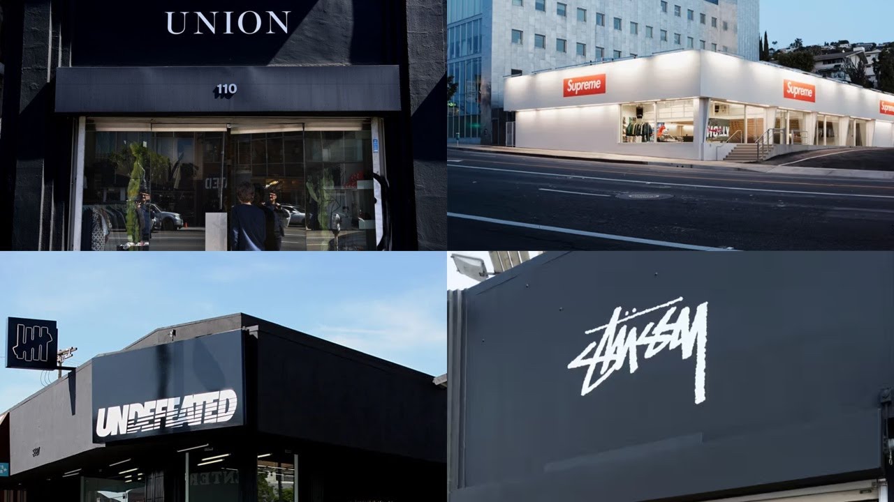 IRL LOS ANGELES - ON VISITE LES SHOPS MYTHIQUES (SUPREME, UNION, STUSSY ...