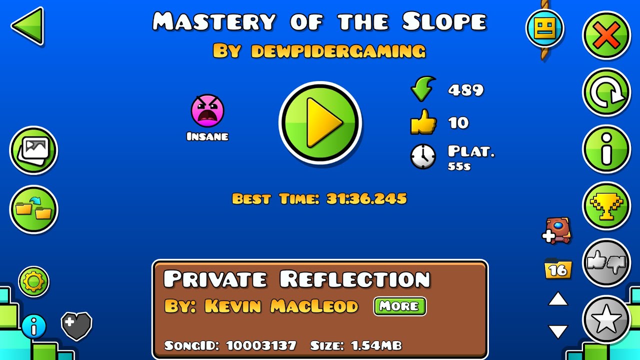 Mastery of the Slope by dewpidergaming (Unrated Extreme Demon ...