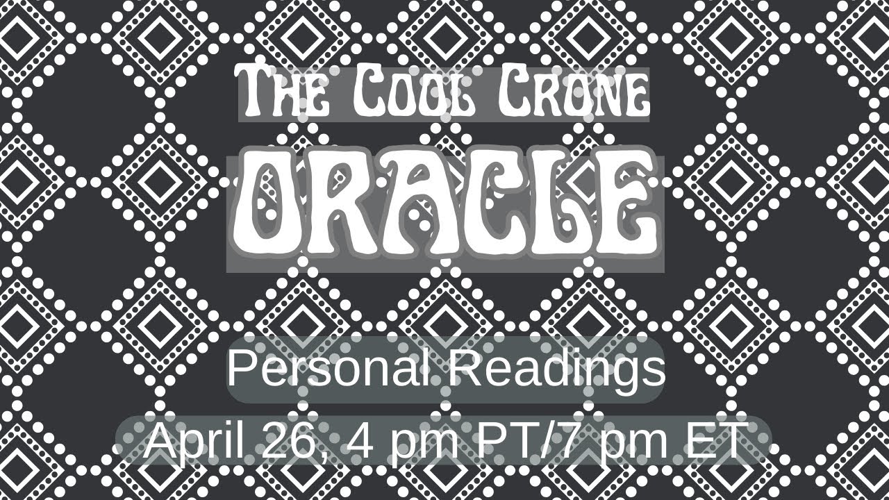 The Cool Crone Oracle. (Personal Questions) - YouTube