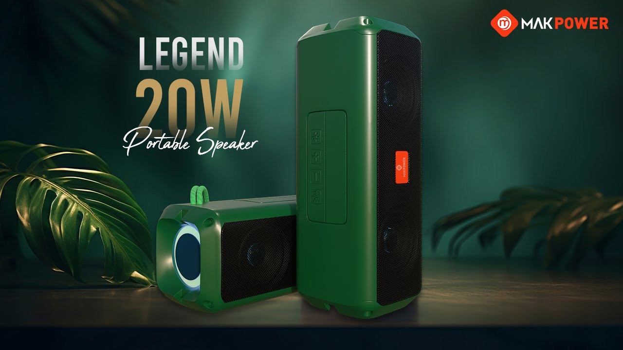 🔊 Mak Power LEGEND 20W Portable Bluetooth Speaker! 🎶Compact | Wireless ...