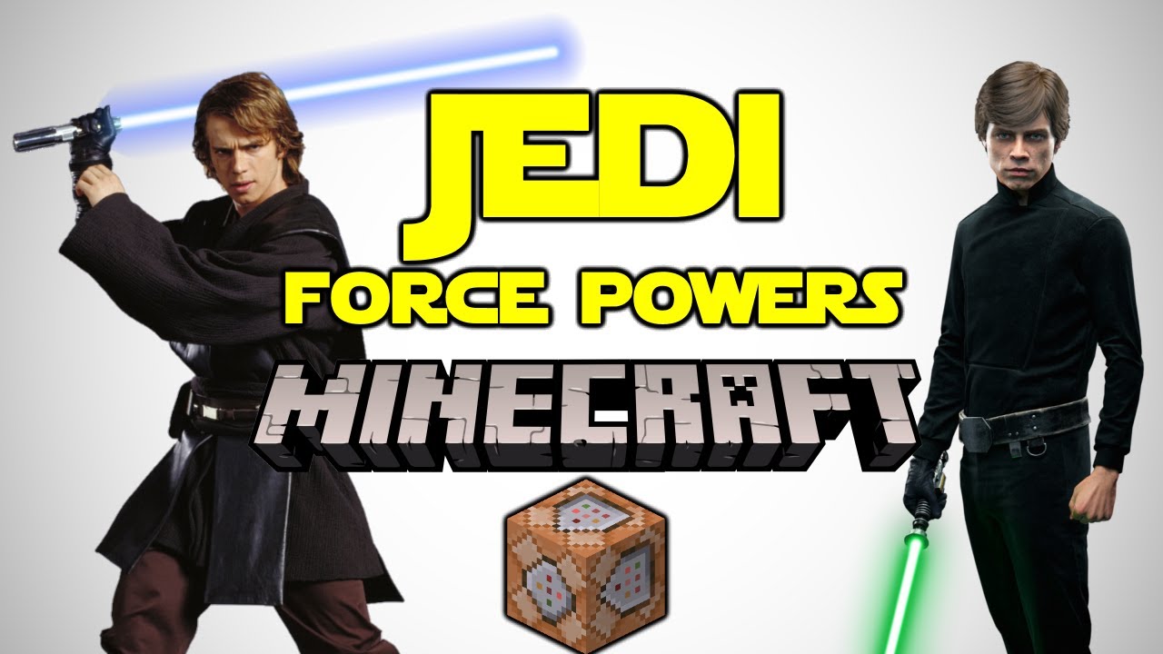 How to get Jedi Force Powers with Command Blocks - YouTube