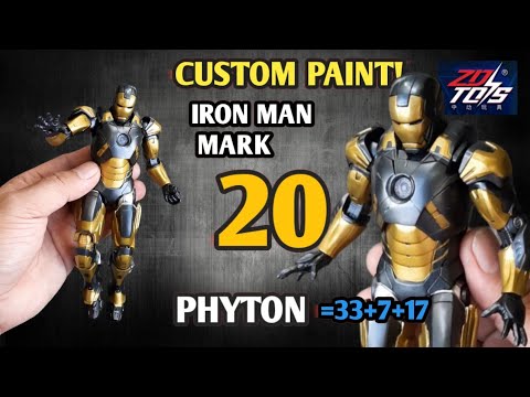 ZD Toys IRON MAN MARK 20 PHYTON CUSTOM - YouTube