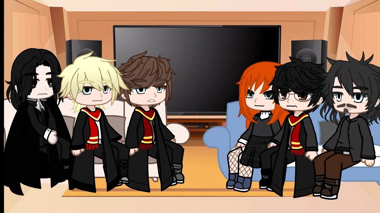 Marauders react to Severus Snape|gacha club| |gacha| - YouTube