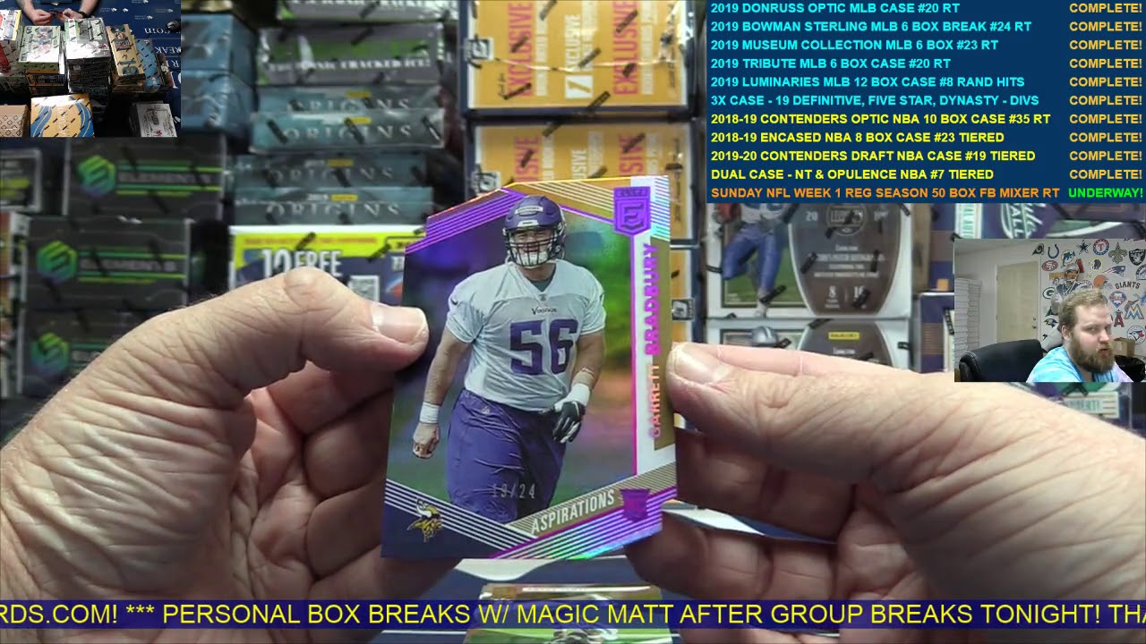 Sunday Funday NFL Week 1 Regular Season 50 Box Football Mixer - YouTube