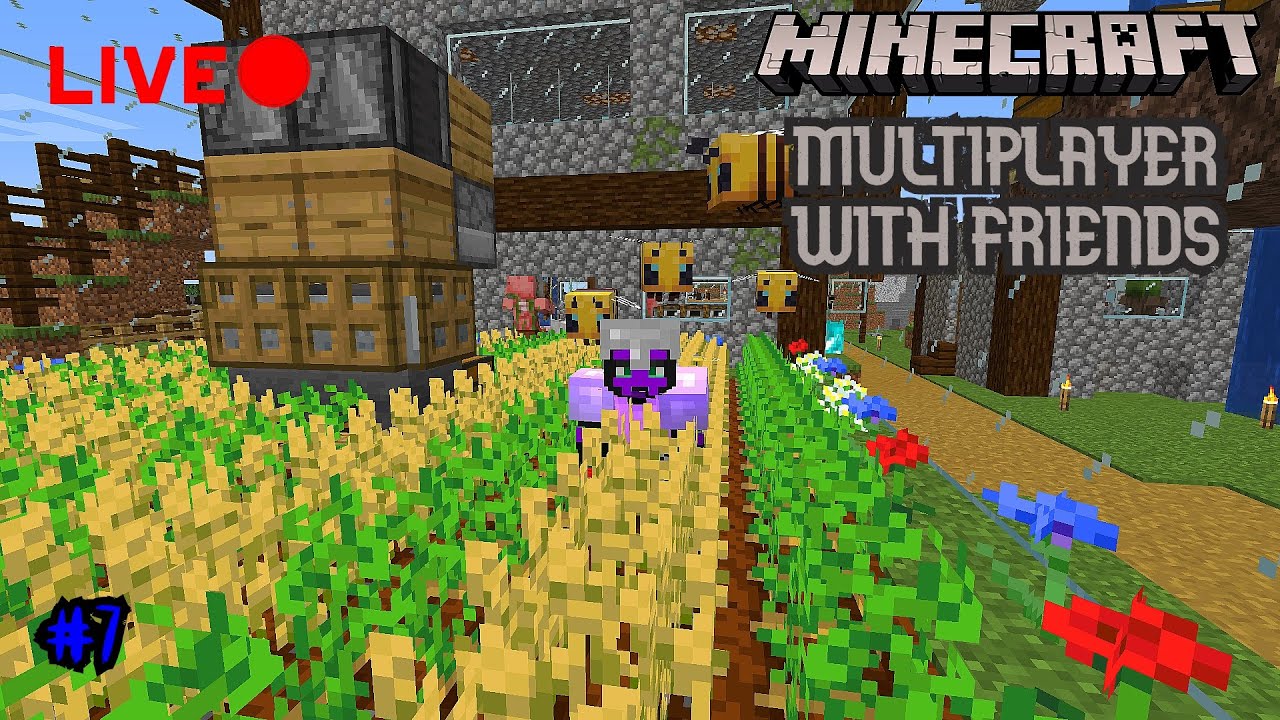 Minecraft: Multiplayer With Friends | Episode 7 Part 2(1.16.1)(Live ...