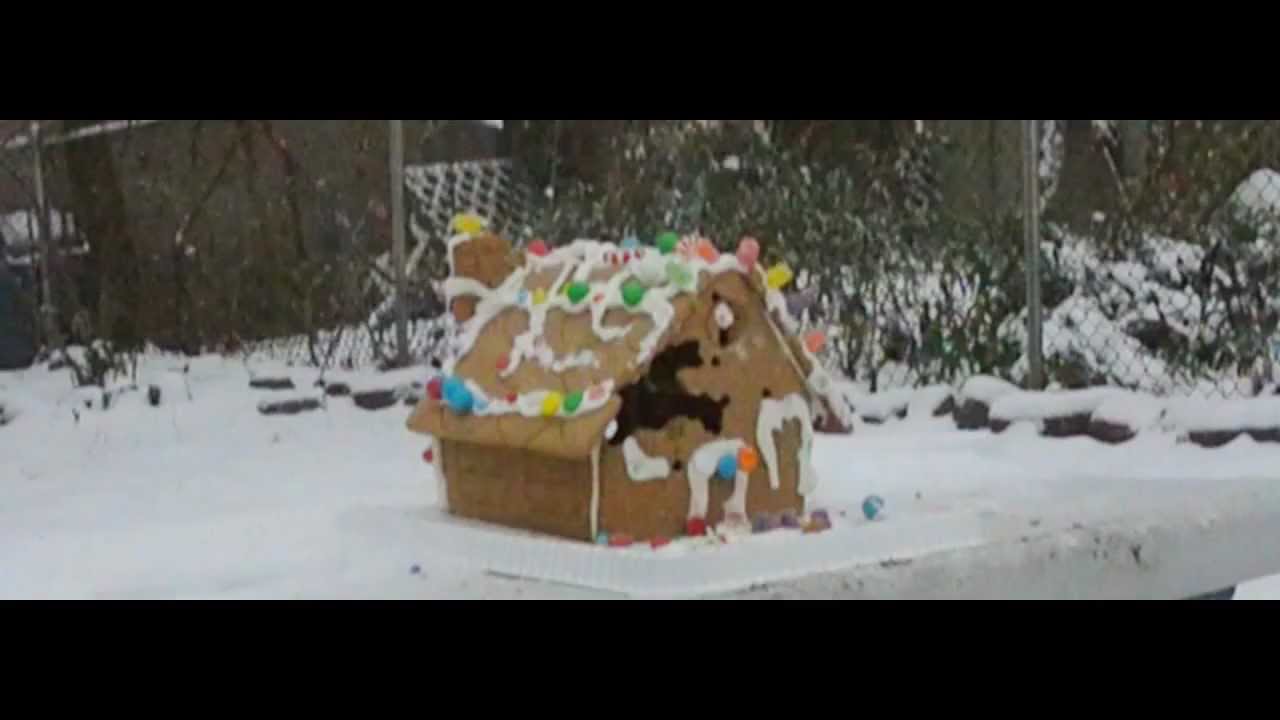 Gingerbread House Destruction (airsoft) - YouTube