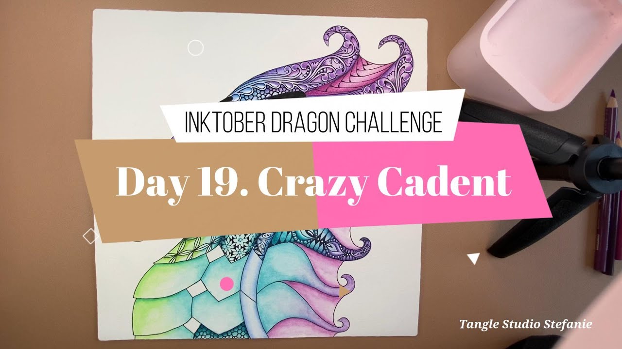 Inktober Dragon Challenge Day 19 Crazy Cadent - YouTube