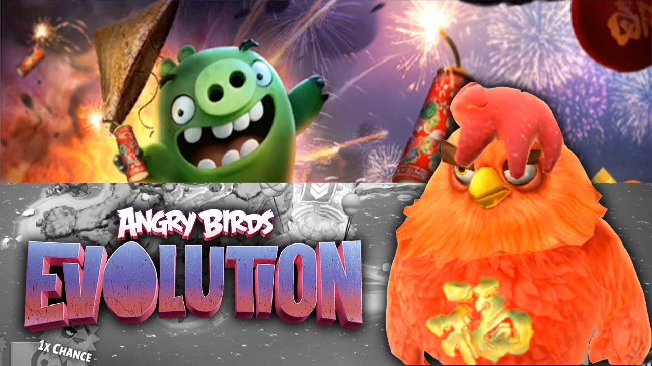 ANGRY BIRDS EVOLUTION - Qixi Festival / Fire Rooster (5 Star) Gameplay ...