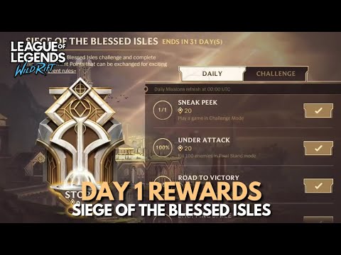 Day 1 Rewards | Siege of the Blessed Isles - YouTube