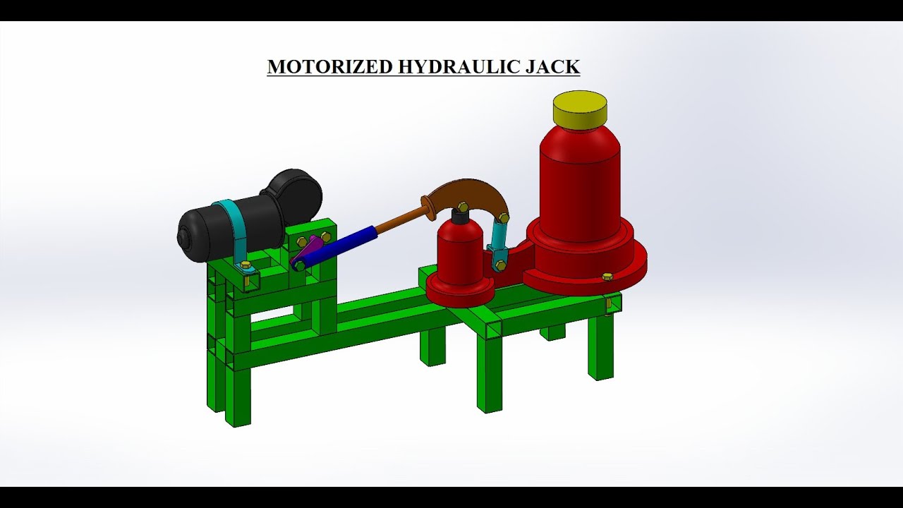 MECHANICAL PROJECT- Motorized Hydraulic Jack - YouTube