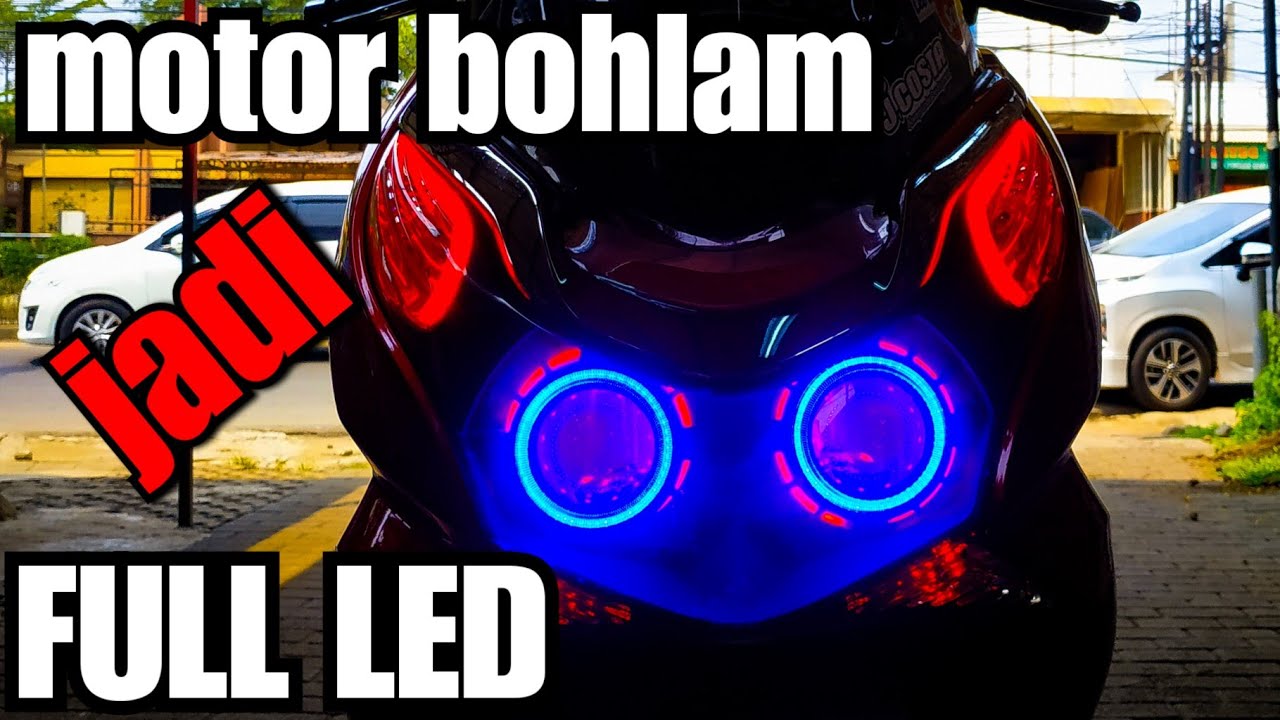 modifikasi pcx thailand // modifikasi headlamp pcx || chudax bikers ...