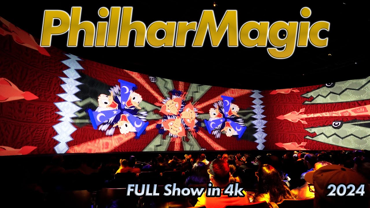 Mickey's PhilharMagic Disney World FULL Show in 4k | Magic Kingdom 2024 ...