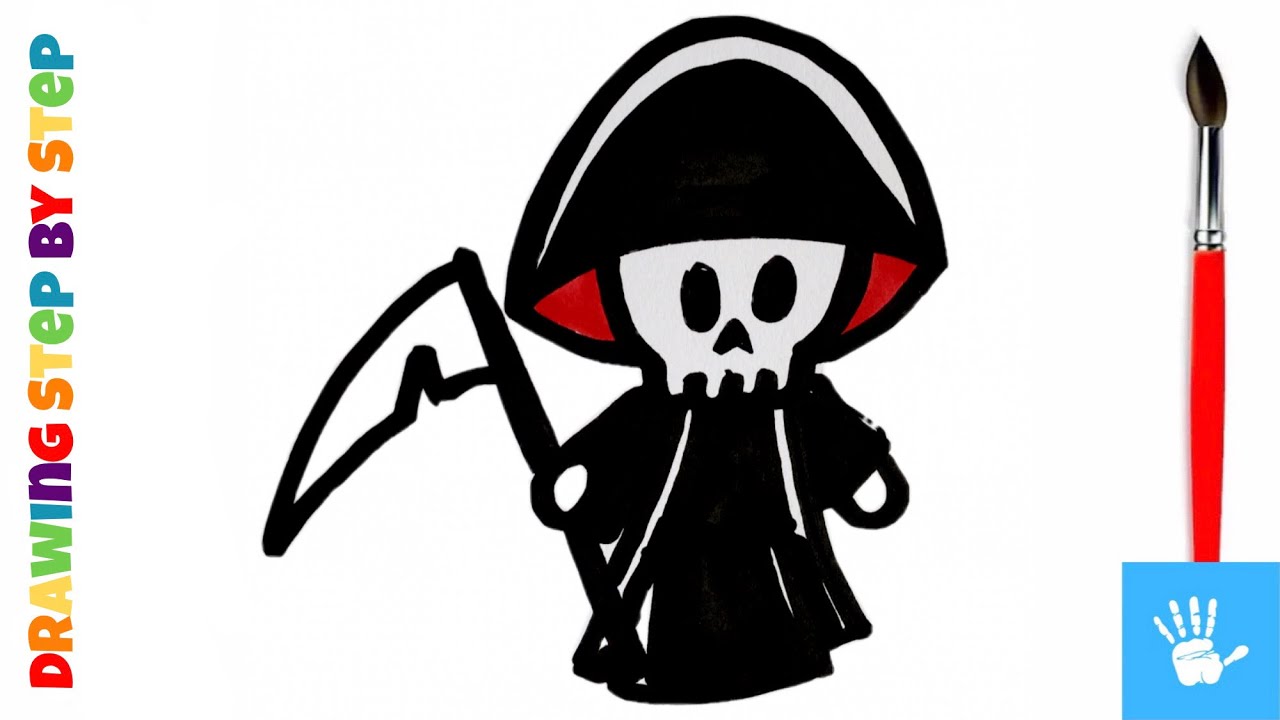 How To Draw a Cute Spooky Halloween Costume | Trick or Treat | Scream ...