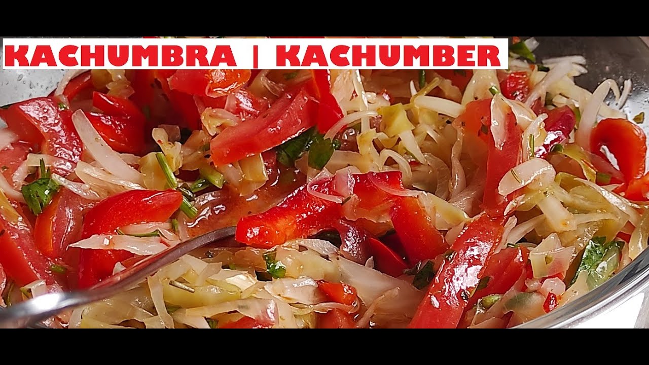 RECETTE DE SALADE KACHUMBRA || KACHUMBER RECIP FOR BIRYANI || PILAOU ...