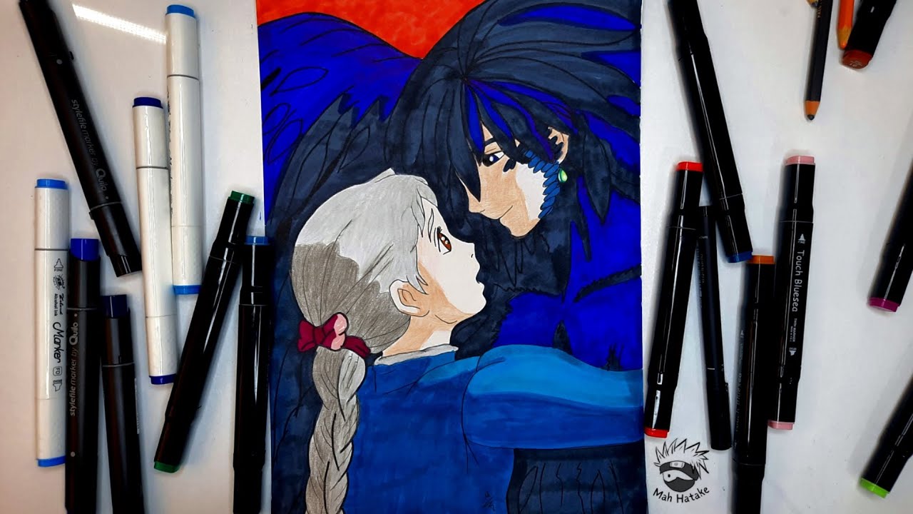 how to draw a love scene | anime drawing - YouTube