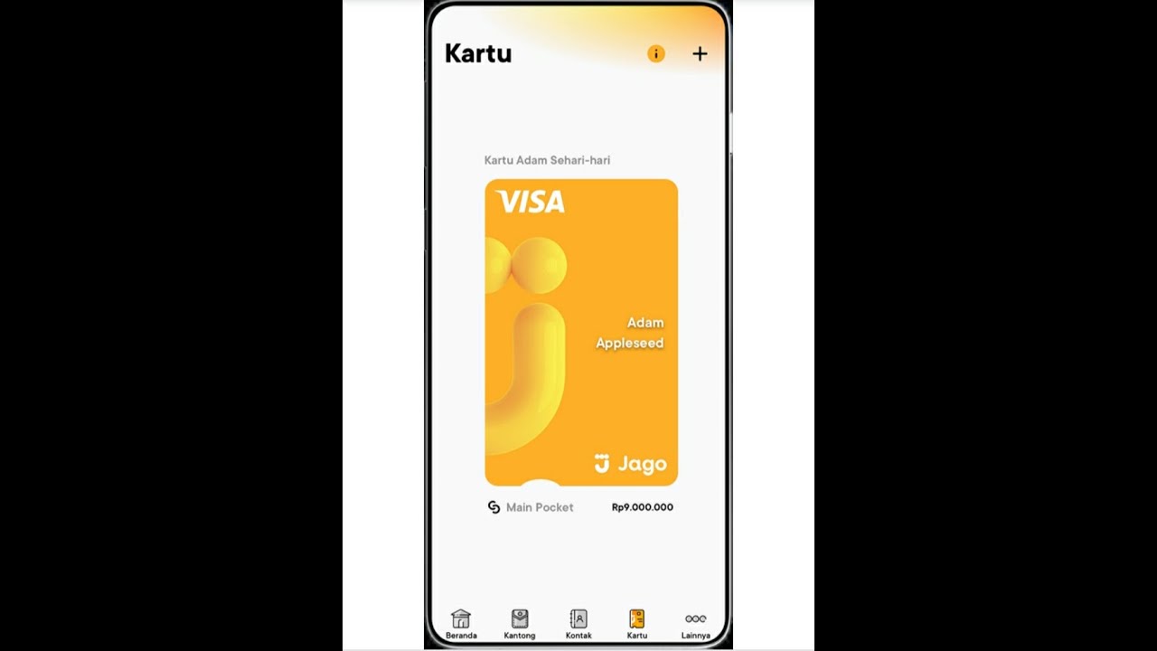 Bank Jago VISA Debit Card - YouTube