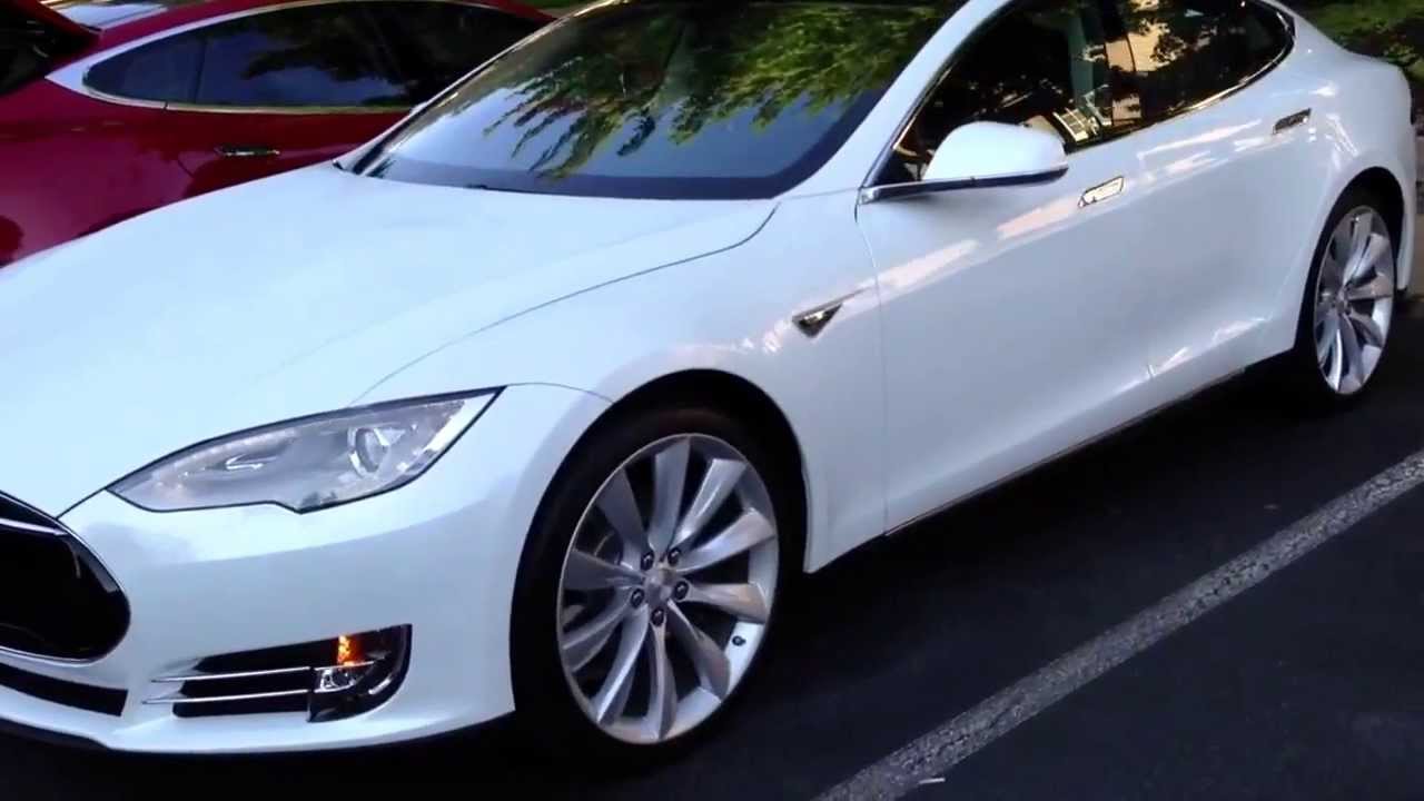 Tesla Model S 60 kWh Rear Facing Seats & P85 - YouTube