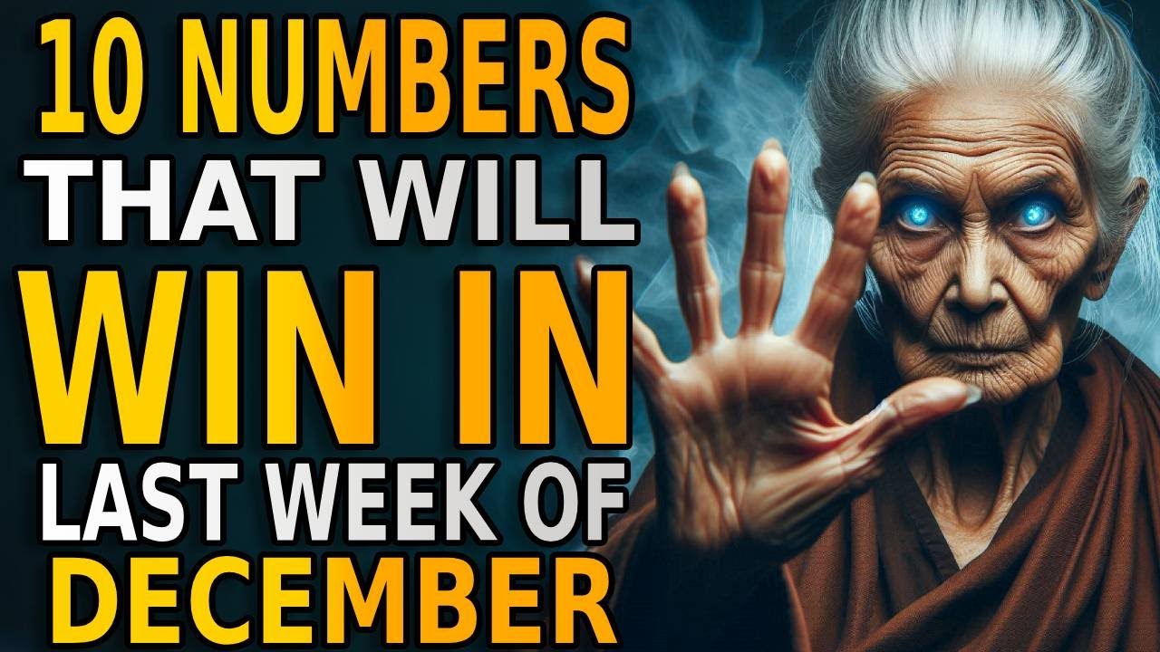 10 Lucky Numbers to FOCUS and GET RICH on 23rd, 25th and 27th, December ...