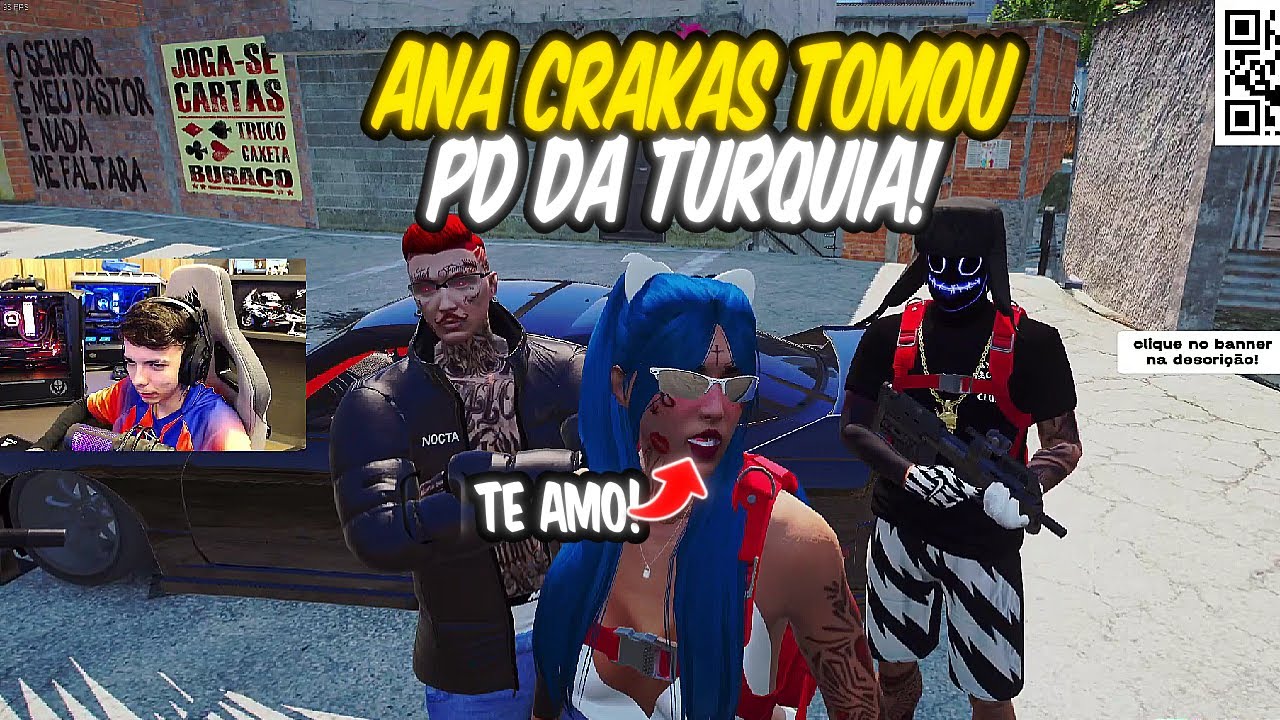 ANA CRAKAS TOMOU PD DA TURQUIA!😭 | HYPE RP |GTA RP - YouTube
