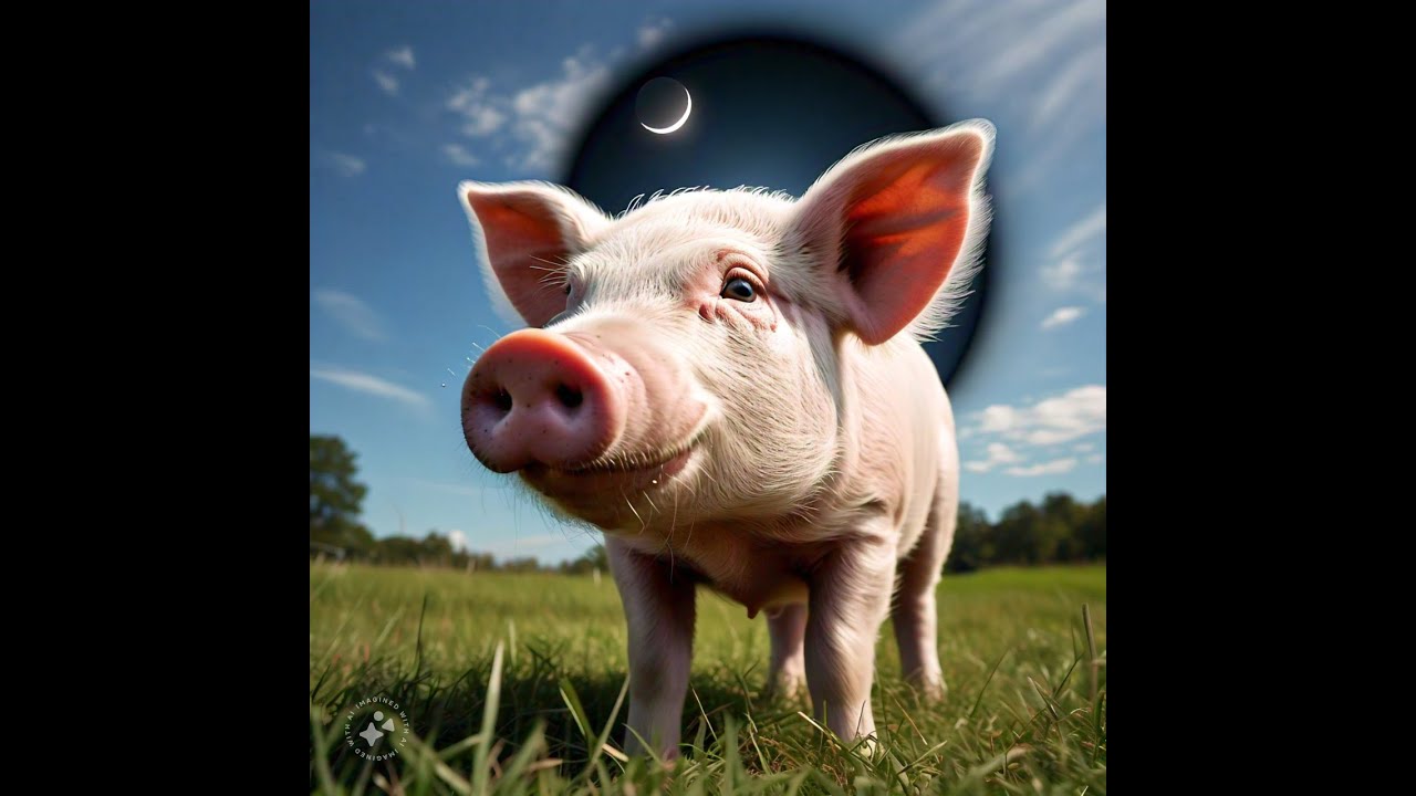 Did the ECLIPSE MAKE PIGS FLY????? - YouTube