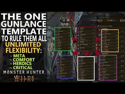 The Best Gunlance Template Armor Set That Fix Any Build Type - Meta ...