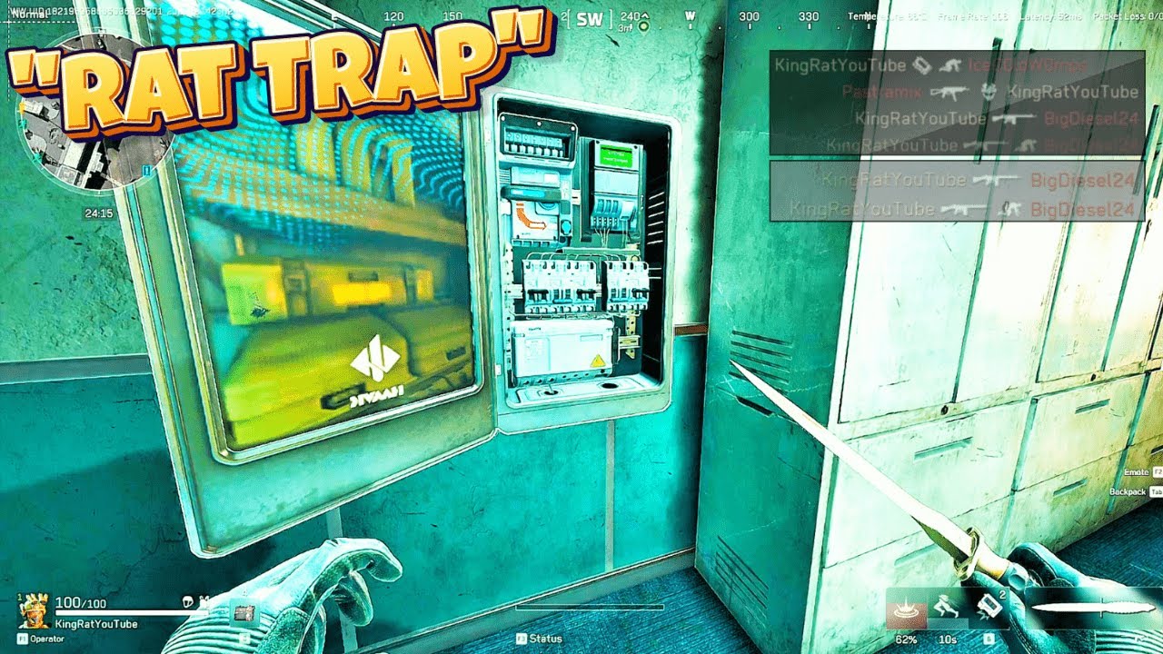 I Destroyed The Entire Lobby With My New Move "The Rat Trap" 1v3 Solo ...