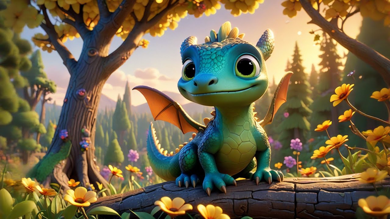 Baby Dragon’s Fire Dance | Fun Dragon Nursery Rhyme for Kids | Magical ...