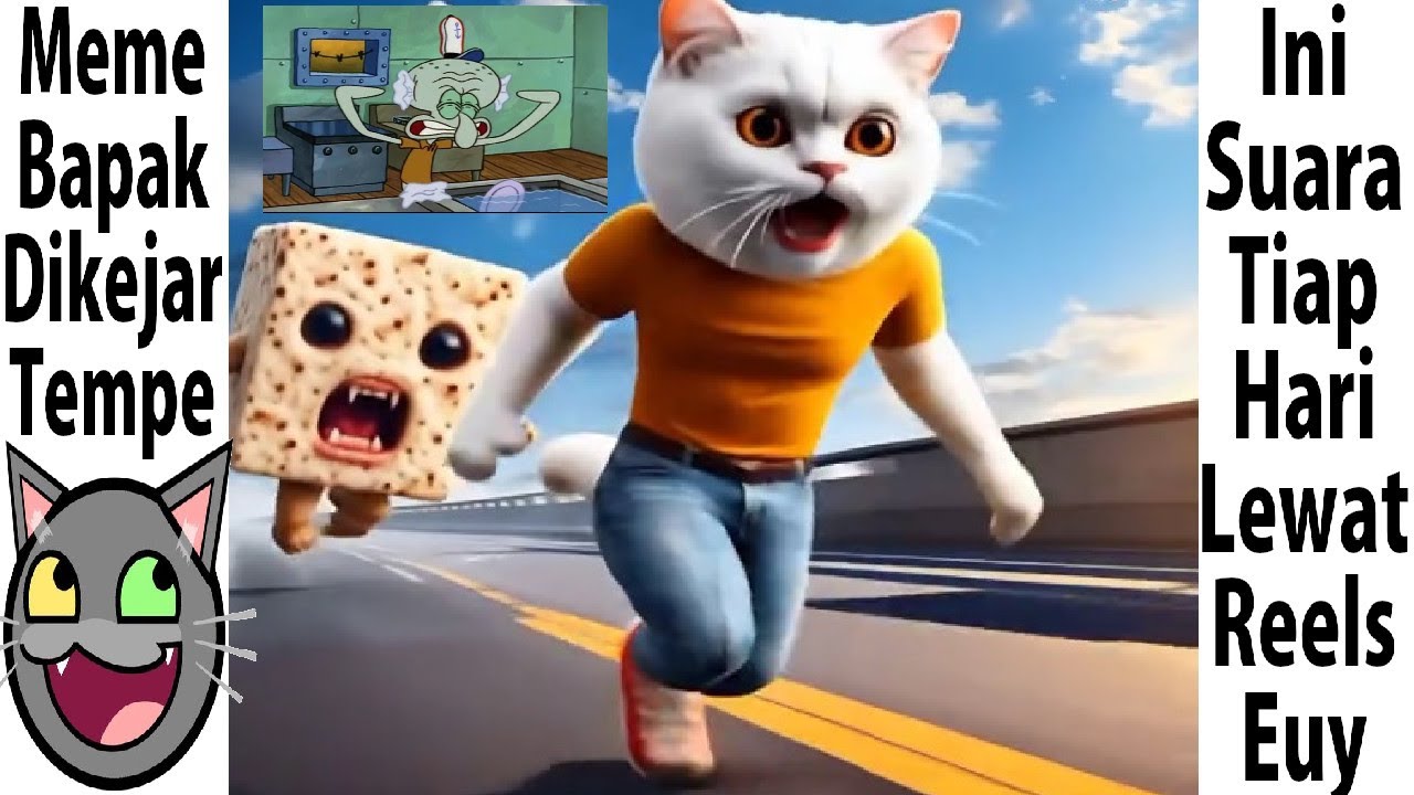 Meme Adek Tolong Papa Bapak Dikejar Tempe - YouTube