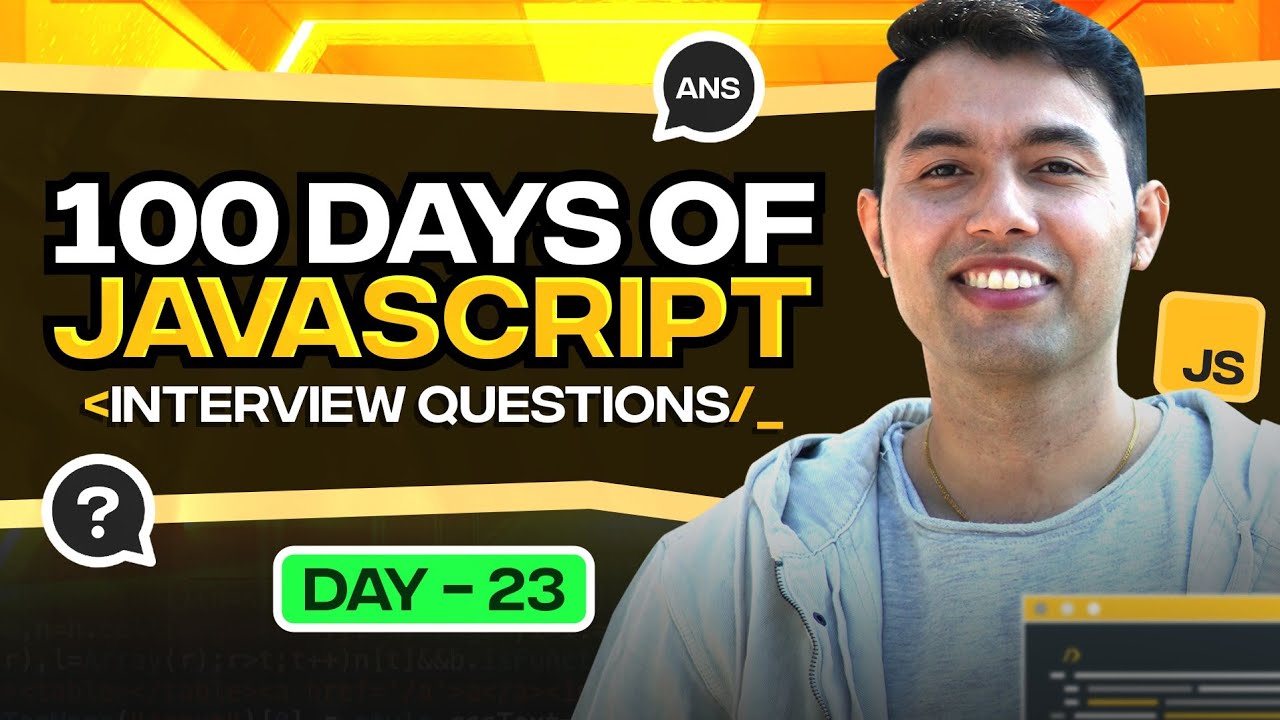 100 Days of JavaScript Coding Challenges || Day #23 - YouTube