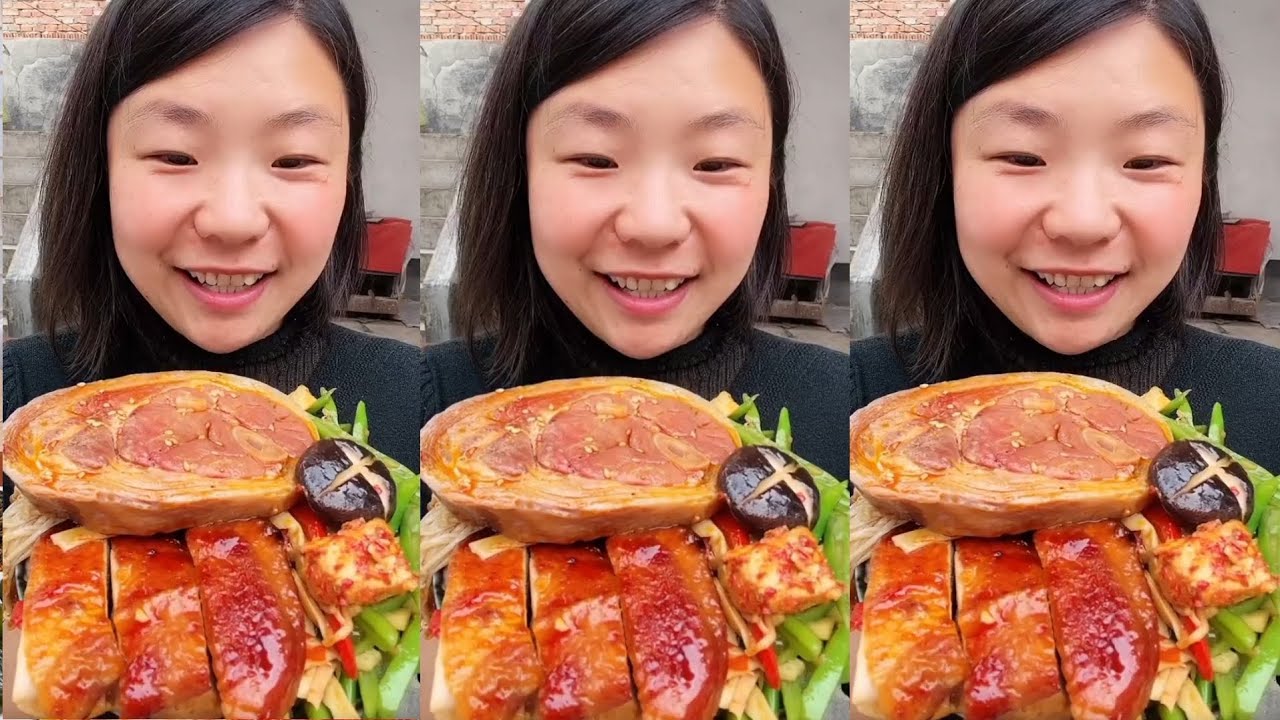 Eating 34: eat meat chicken 🍗||SI TUBE||food challenge||#eat #mukbang # ...