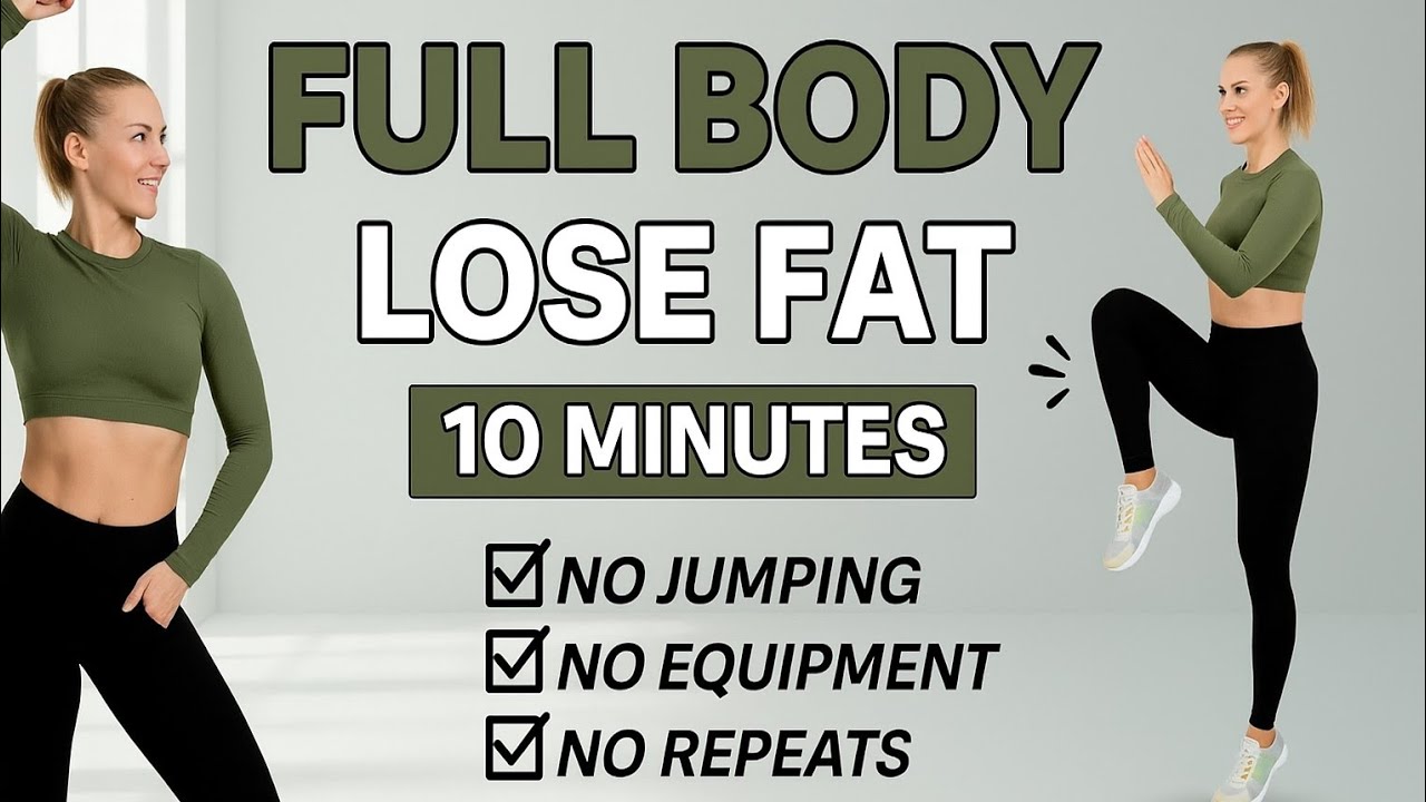 Full Body Fat Burning Workout for Women | No Equipment Weight Loss at ...